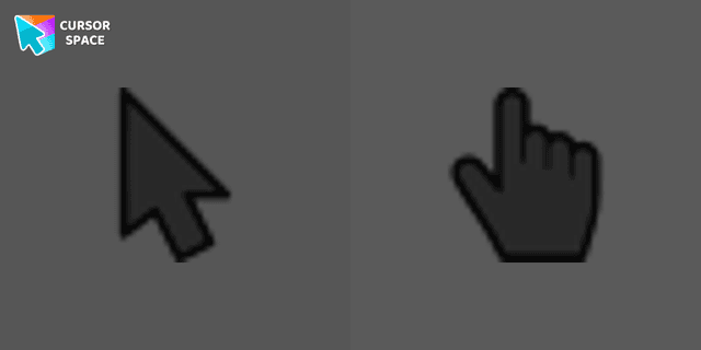 Custom Cursor Black Theme - Cursor Pack | Cursor Space